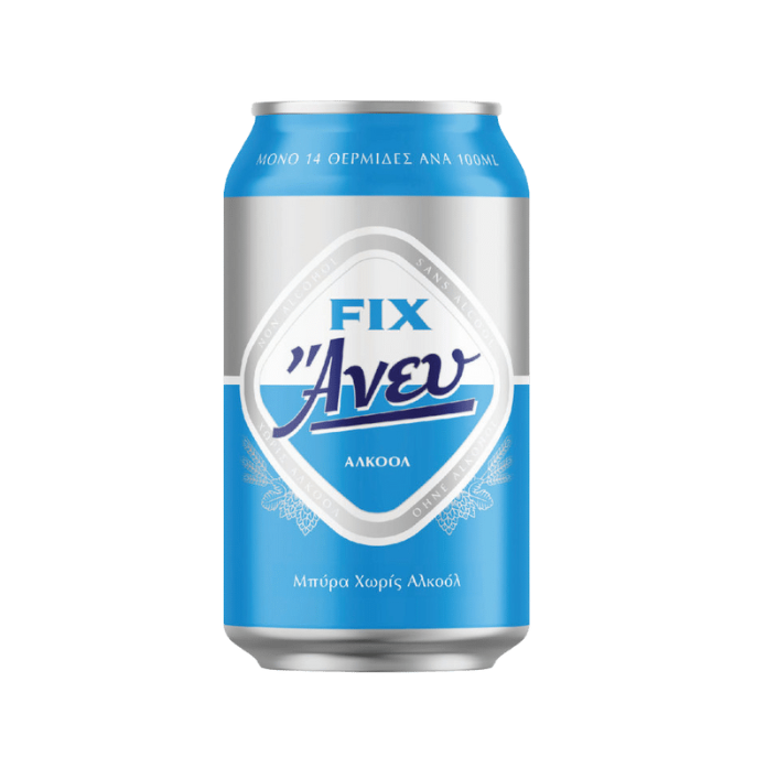 Fix alcohol vrij bier per 6 blikjes van 330 ml - De Smaken van Griekenland