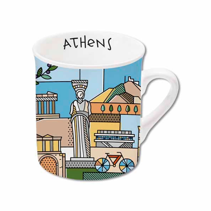 Grieks espresso kopje - Athene - De Smaken van Griekenland