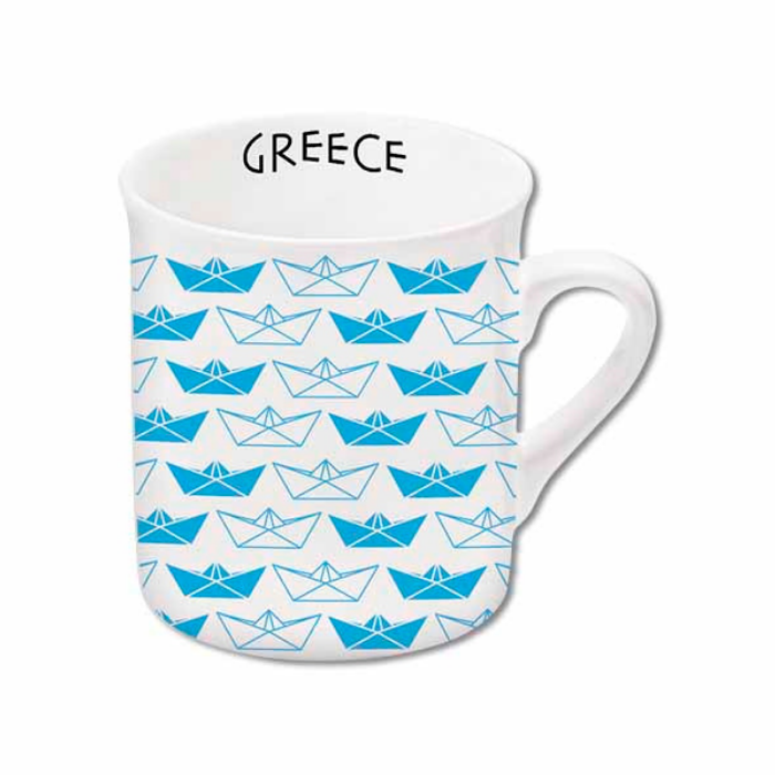 Grieks espresso kopje - Bootjes - De Smaken van Griekenland